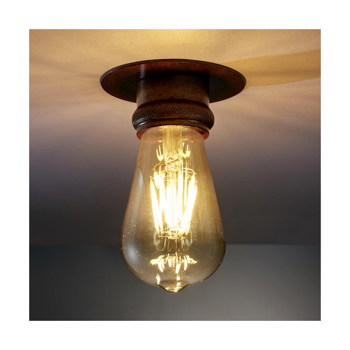 Flet Vintage Recessed LightAntique Brass - CristalRecord LED Lighting