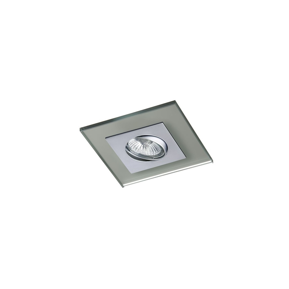 Class White Recessed Light Green Glass - CristalRecord LED Lighting