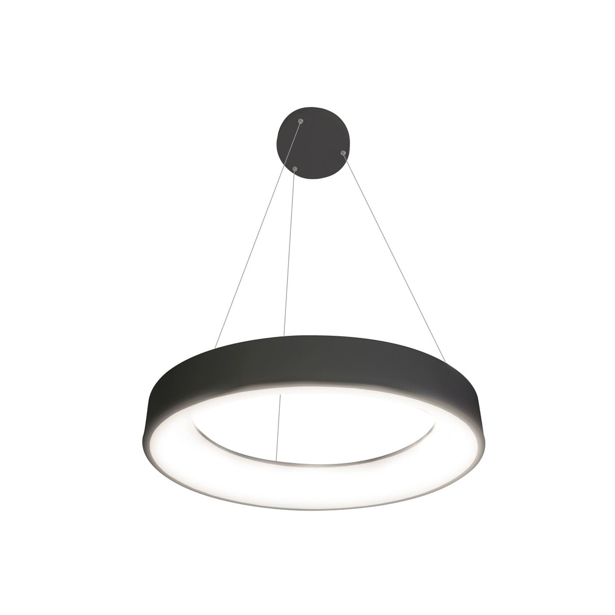 Lámpara colgante LED Lyn Gris 40W 2800Lm 3CCT - CristalRecord