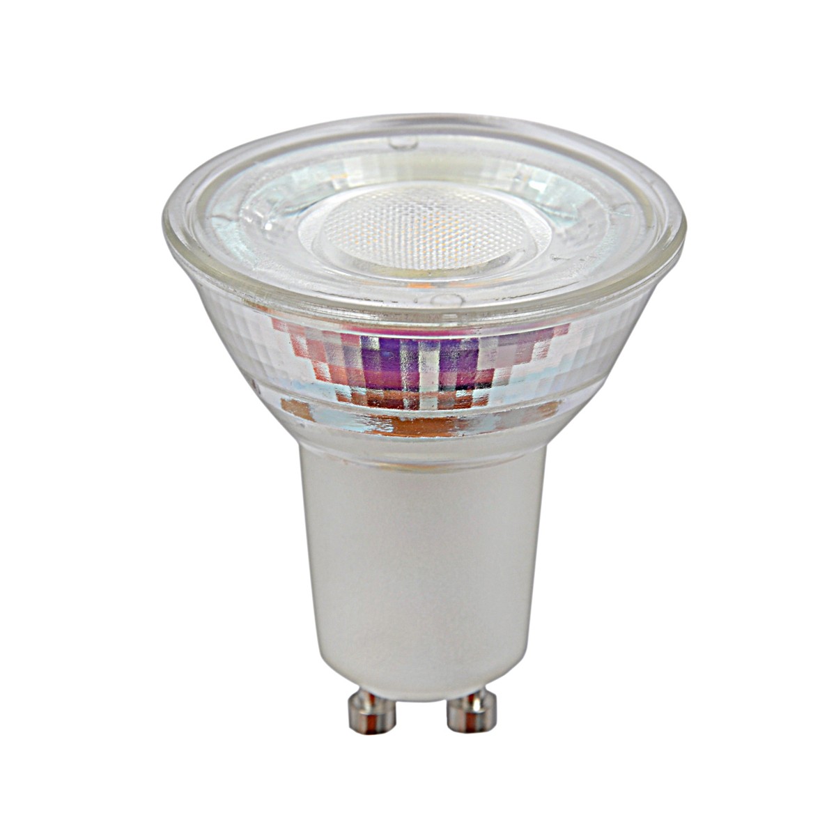 Bombilla LED dicroica GU10 de cristal 9W 3000K