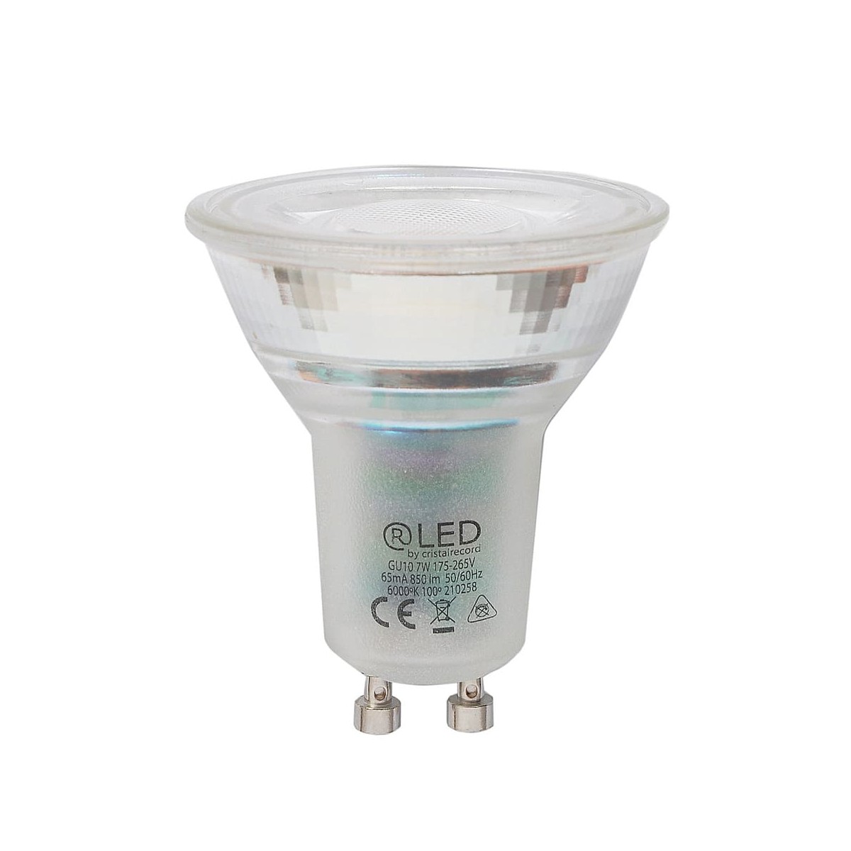 Bombilla LED con base GU10 de 9W con luz amarilla cálida de 3000K