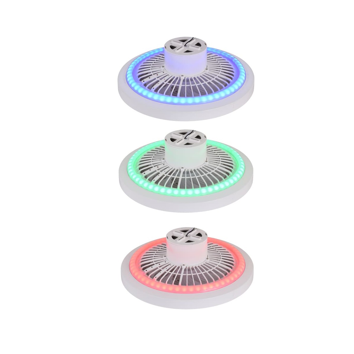 Ventilador Plafón LED Moli CCT+RGB 35W 3000 Lm. - CristalRecord