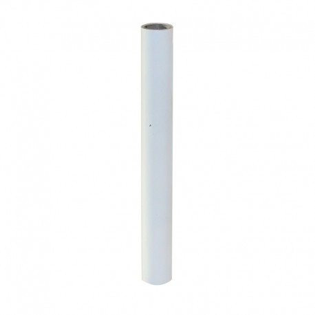 Tubo grande de metal blanco. Combinable con otros accesorios de construct
