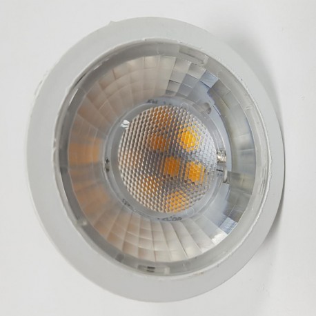 Bombilla LED con base GU10 de 9W con luz amarilla cálida de 3000K
