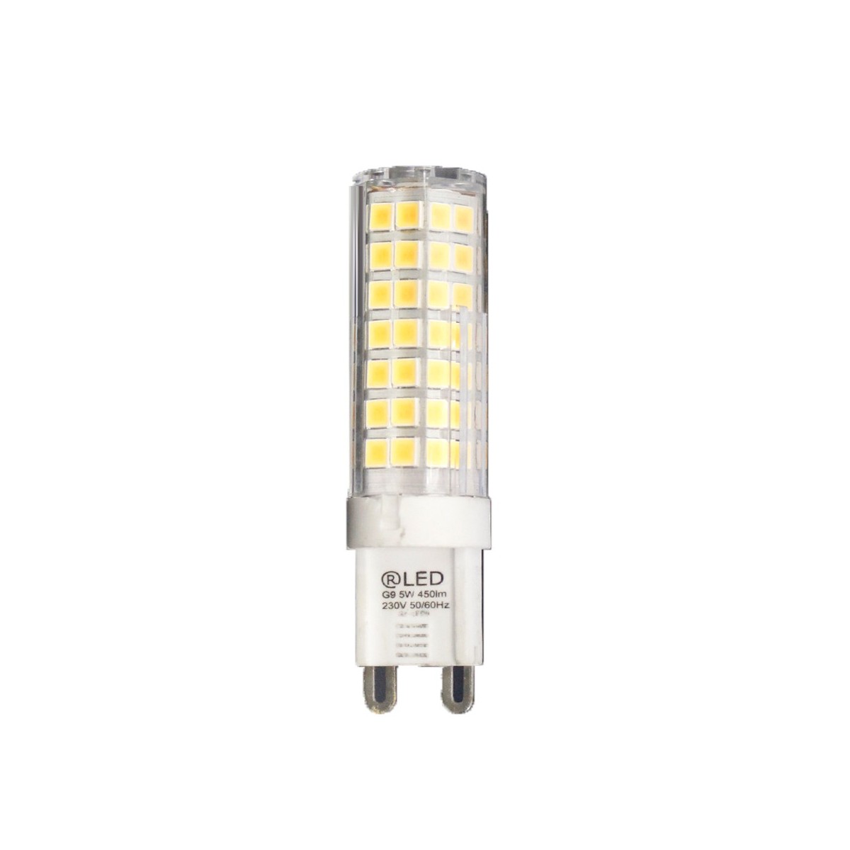 Bombilla LED G9 5W 450lm 3000K dimmable