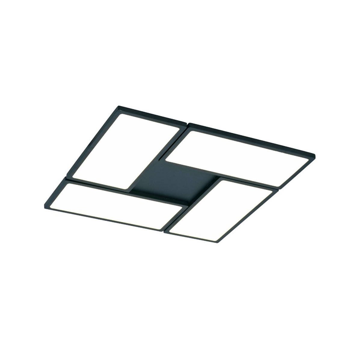 Plafón LED 60W, 3000K NEW OR negro